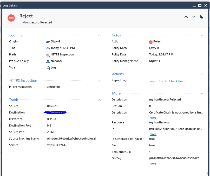 Https Inspection Not Working Check Point Checkmates