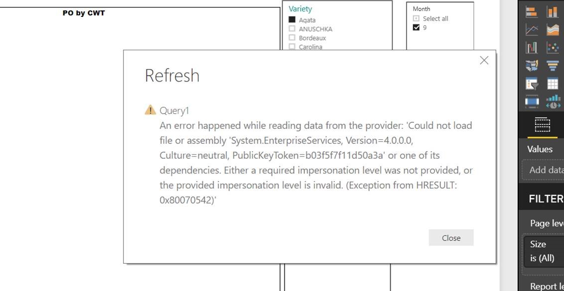 Solved Refresh Error Microsoft Fabric Community