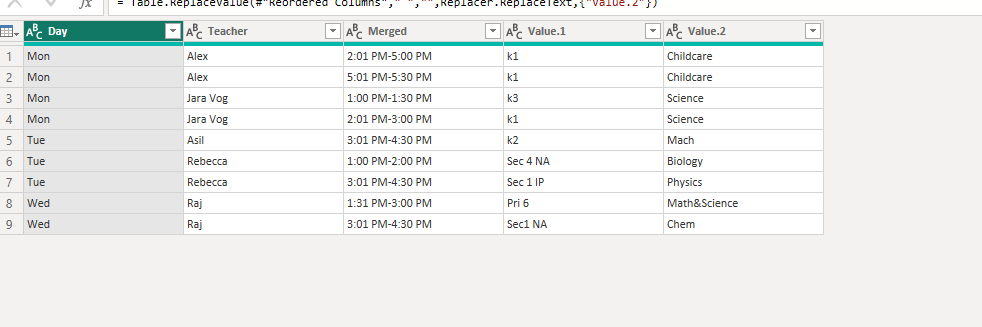 Solved Create Table As Power Query Output From Merge Exce