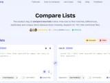 Compare Lists Pro Free Tool To Compare Two Lists Instantly