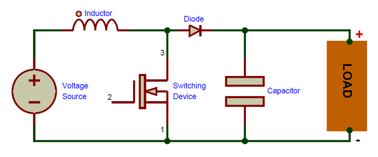 Dc To Boost Converter Circuit Using 555