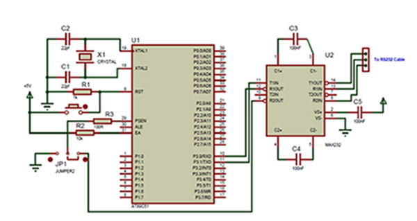 8051 Microcontroller Usb Programmer Circuit Schematic