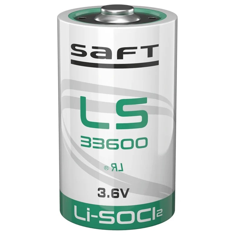 SAFT LS-33600 D 3.6V 17000mAH Li-SOCL2 Battery - ComponentsTree.com