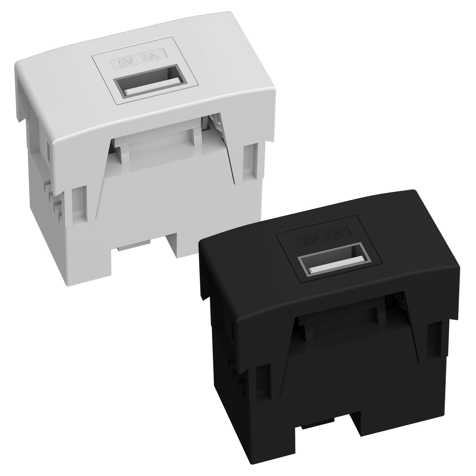 Módulo USB Carregador Turbo 15W-MD3A – CaixaTomada.com