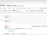 Jupyter Notebook Tutorial