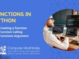 Function In Python Computer Hindi Notes