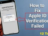 How To Fix Apple Id Verification Failed Error On Iphone Ipad 12 Ways