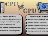 What Is Difference Between Cpu And Gpu Gpu Vs Cpu Comparison