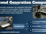 Second Generation Of Computer Examples Characteristics History