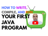Writing Your First Java Program Video Lecture 1 Computing For All