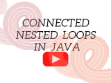 Connected Nested Loops In Java Video Lecture 12 Computing For All