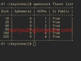 How To Add Computer Flavors To Openstack From Cli Computingforgeeks