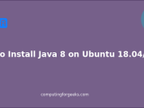 Install Java 8 Openjdk 8 On Ubuntu 24 04 22 04 Guide