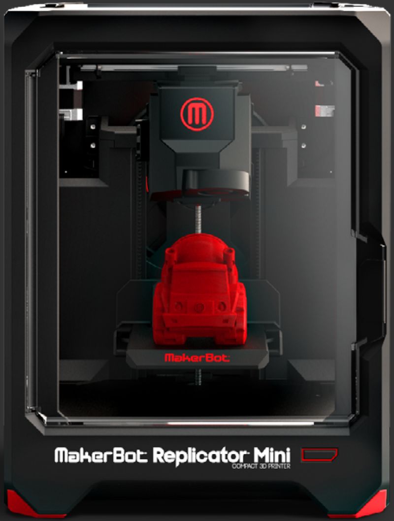 Makerbot Replicator Mini Compact 3d Printer Wootware - Incredible High Resolution Abstract Illustrations | Free Download