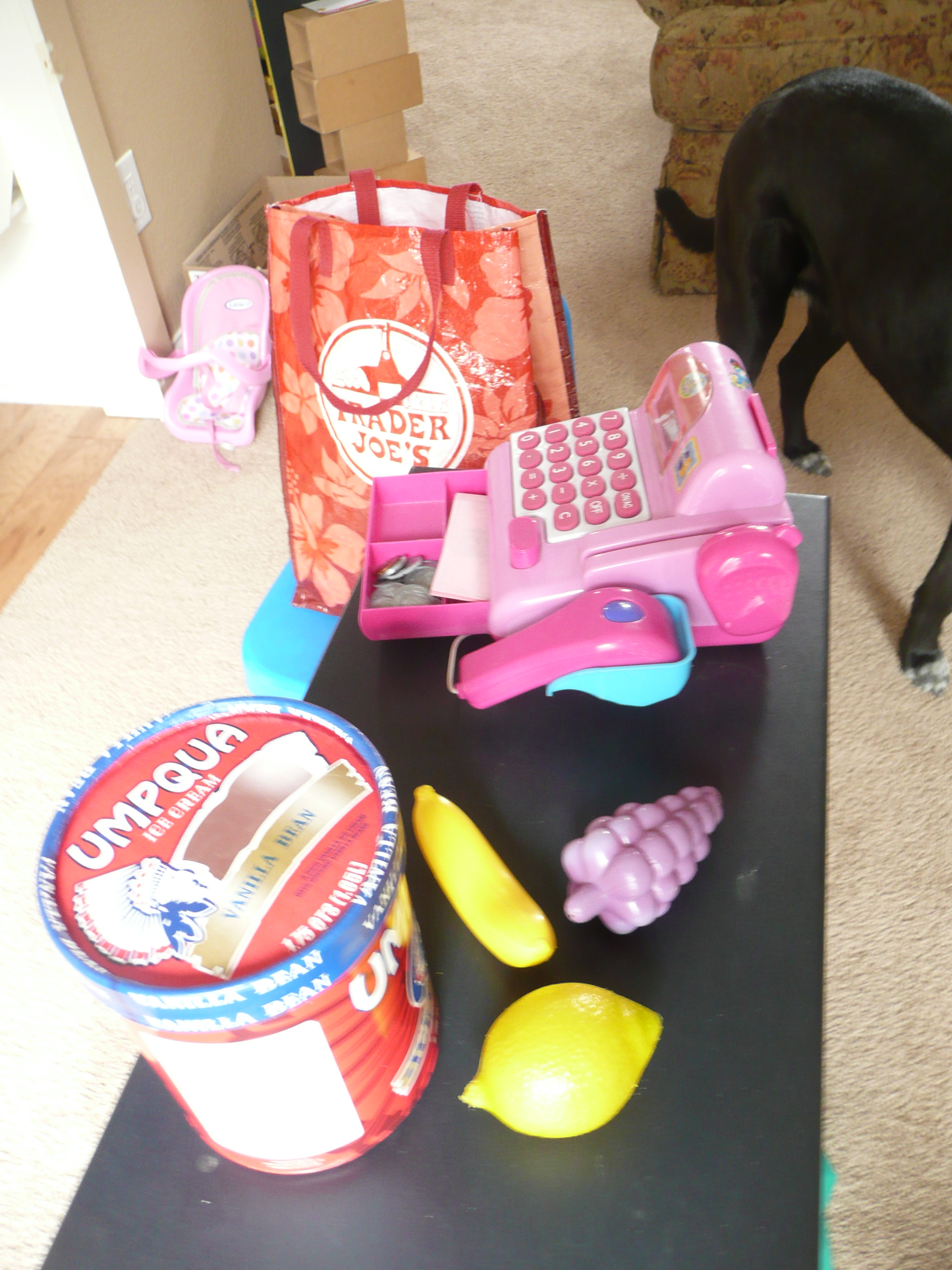 pretend play homemade GROCERY store - A Mom With A Lesson Plan
