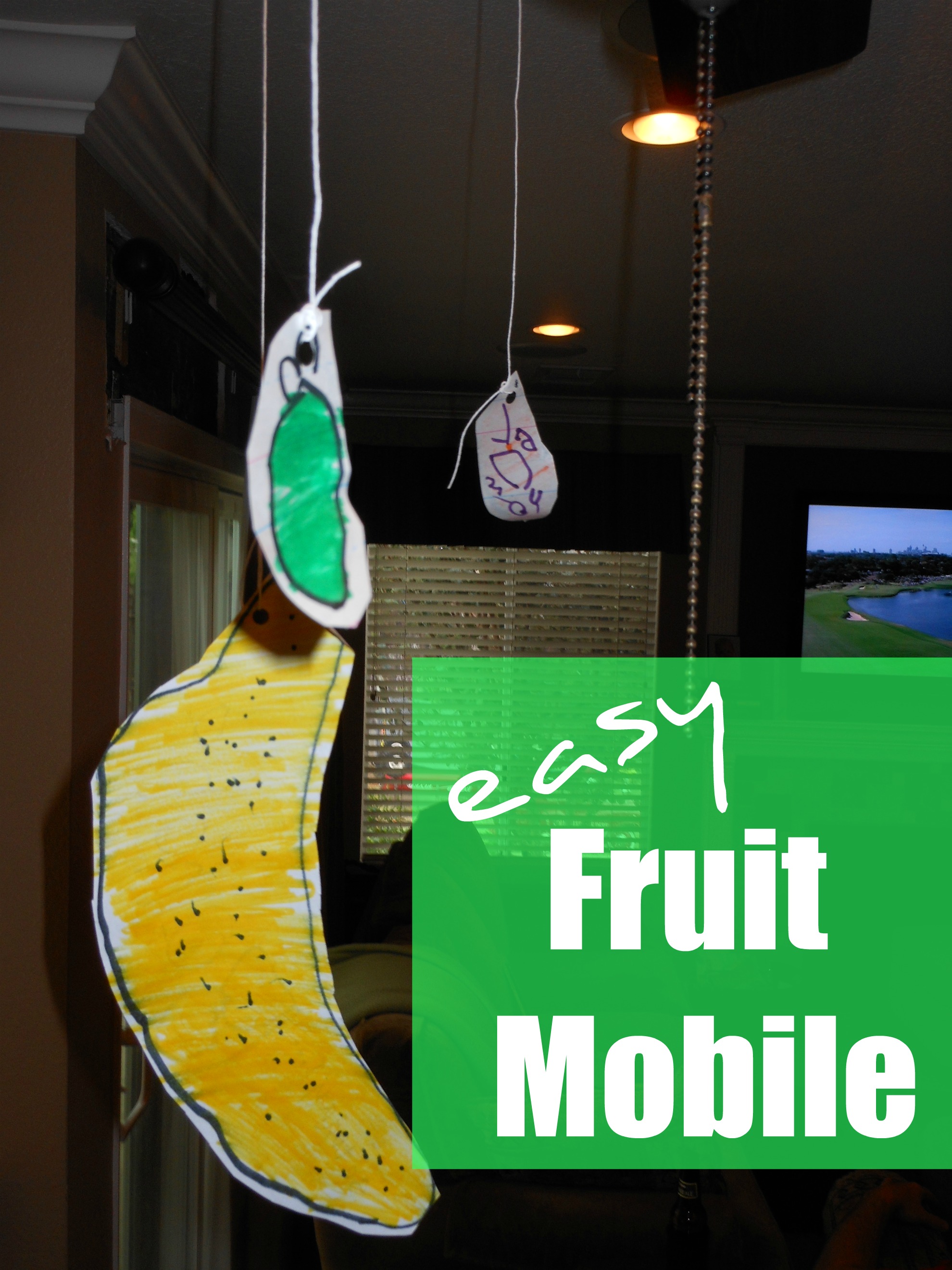 Simple Fruit Mobile | Confidence Meets Parenting