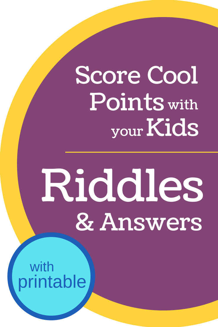 Clever Riddles for Kids with Answers (printable riddles!)