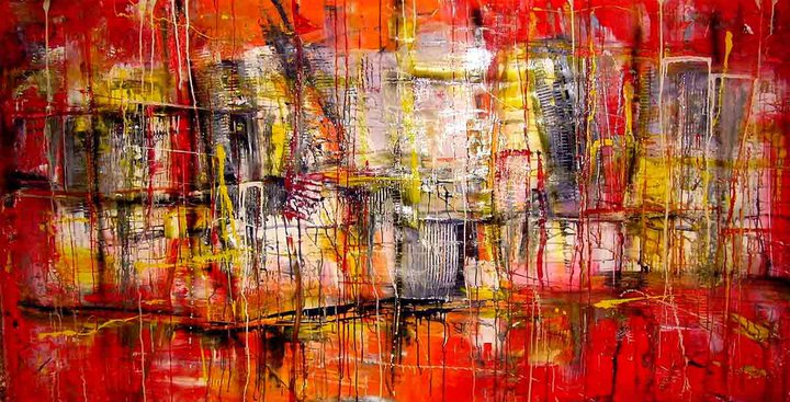 Großformatige Malerei - Conny Niehoff-Kunstmalerei/Auftragsmalerei
