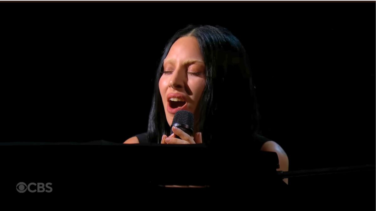 Lady Gaga Performs Vanish Into You On Colbert Watch