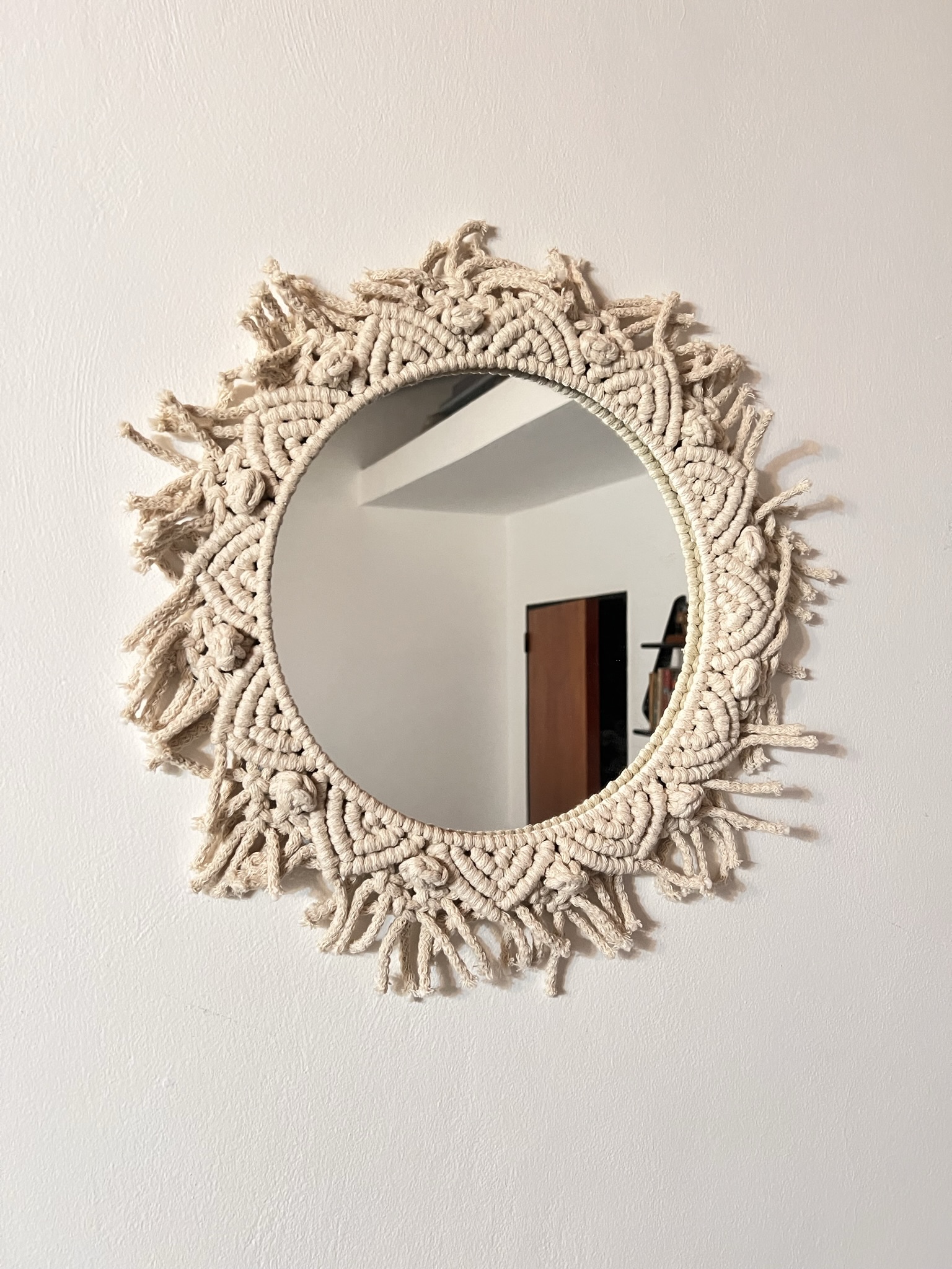 Espejo MACRAME 50 - arquitectura y diseÑo interior