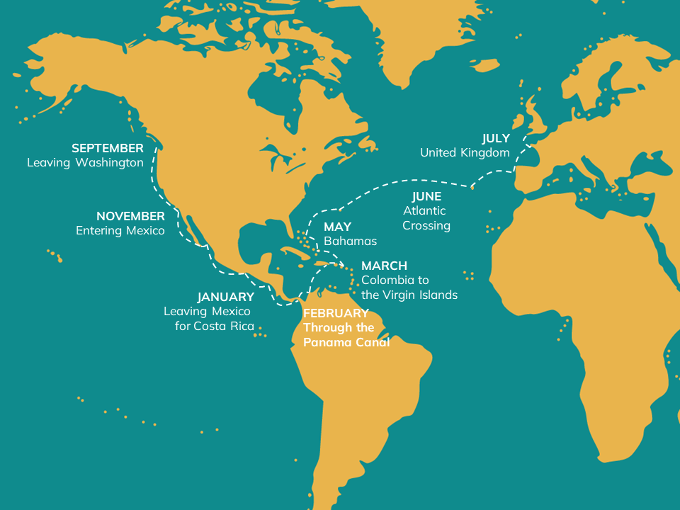 New horizons for Constellation Sailing! Cruising Plans