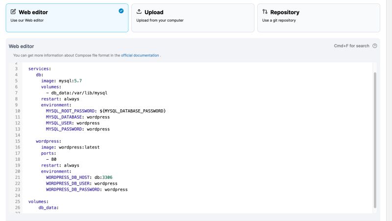 Create A Template From A Deployed Stack Portainer Documentation - Premium Gradient Wallpaper Gallery - Ultra HD