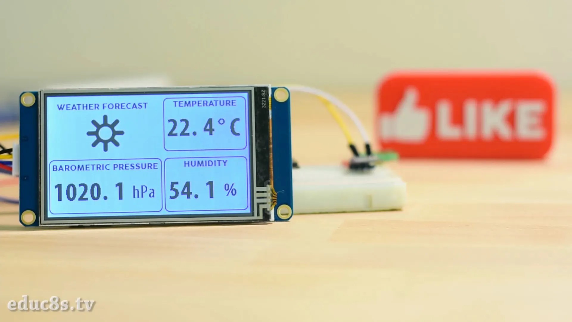 Weather Station With Esp32 With Oled Nextion Bme280 And 51 Off