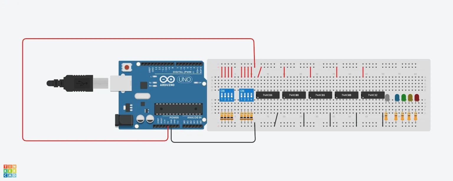 4 Bit Adder Project 8 Steps Instructables