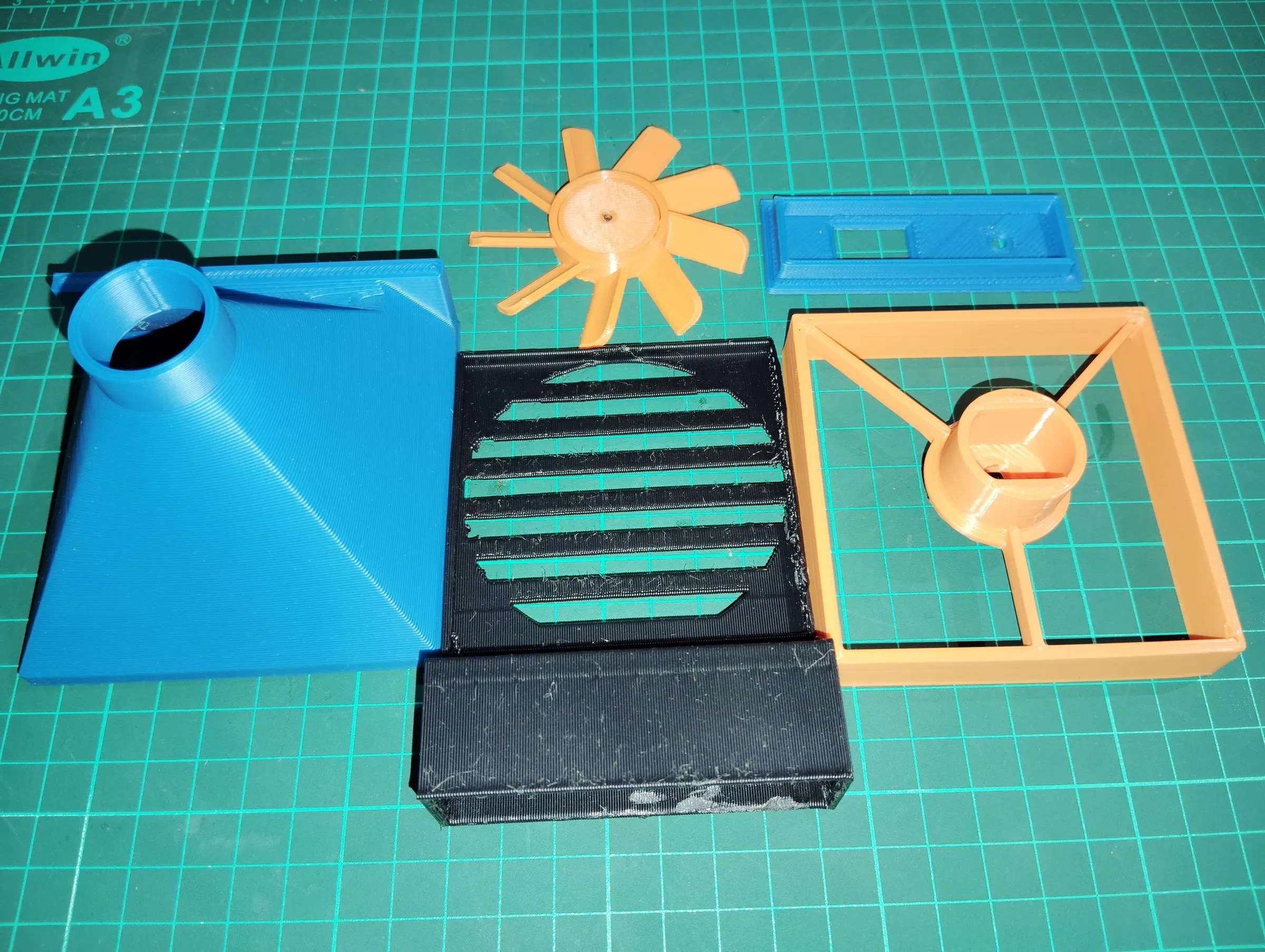 3d Printed Cooling Fan Making It Using Small Dc Motor And 3d Printing