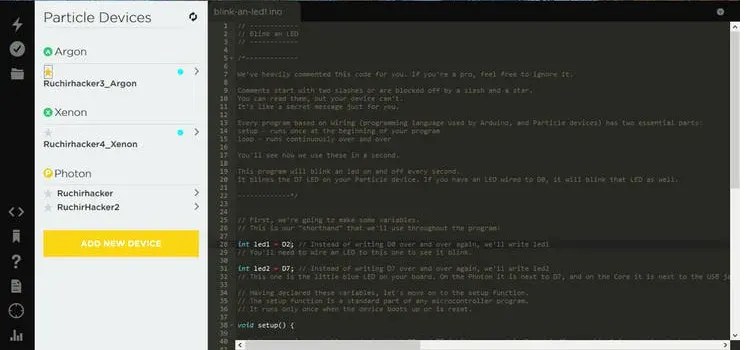 Getting Started With Particle Argon 3 Steps With Pictures