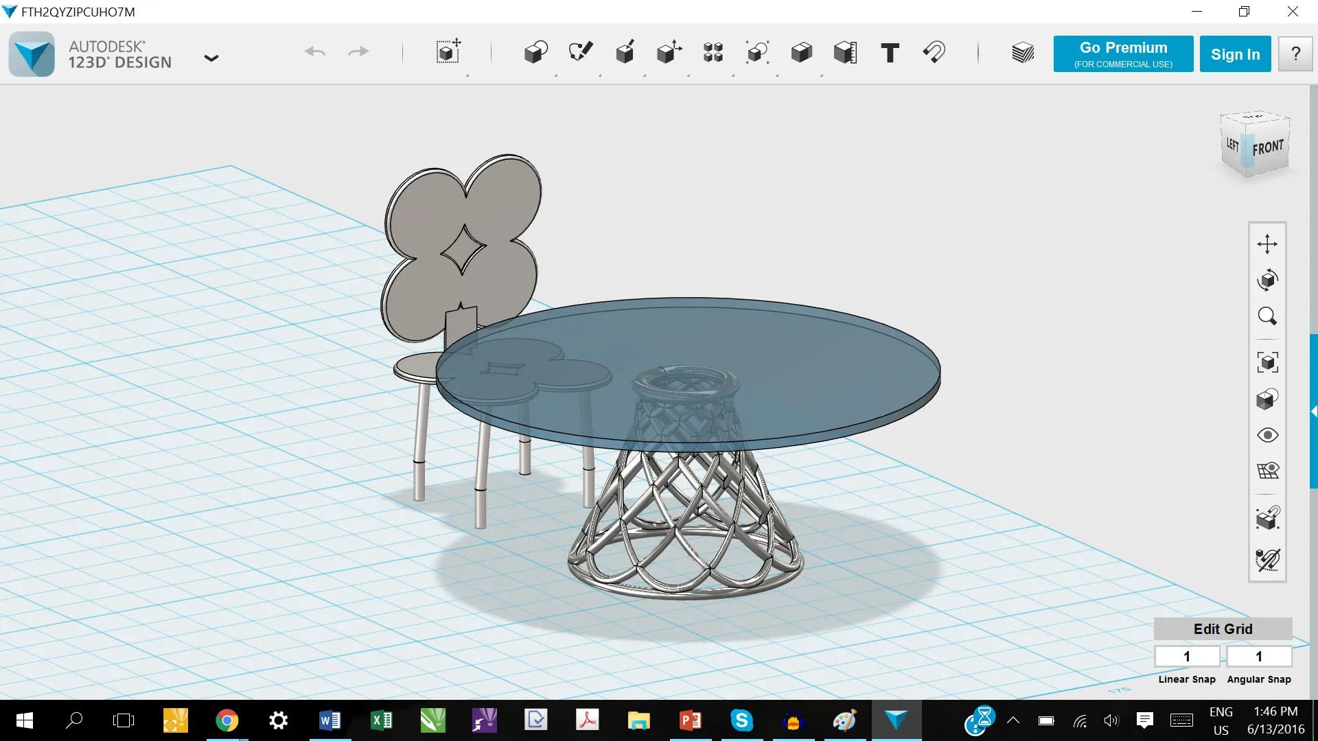 Chair And Table 3 Steps Instructables
