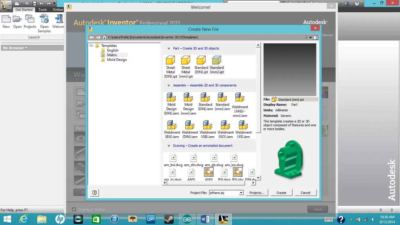 Autodesk Inventor Tutorial 24 Steps Instructables