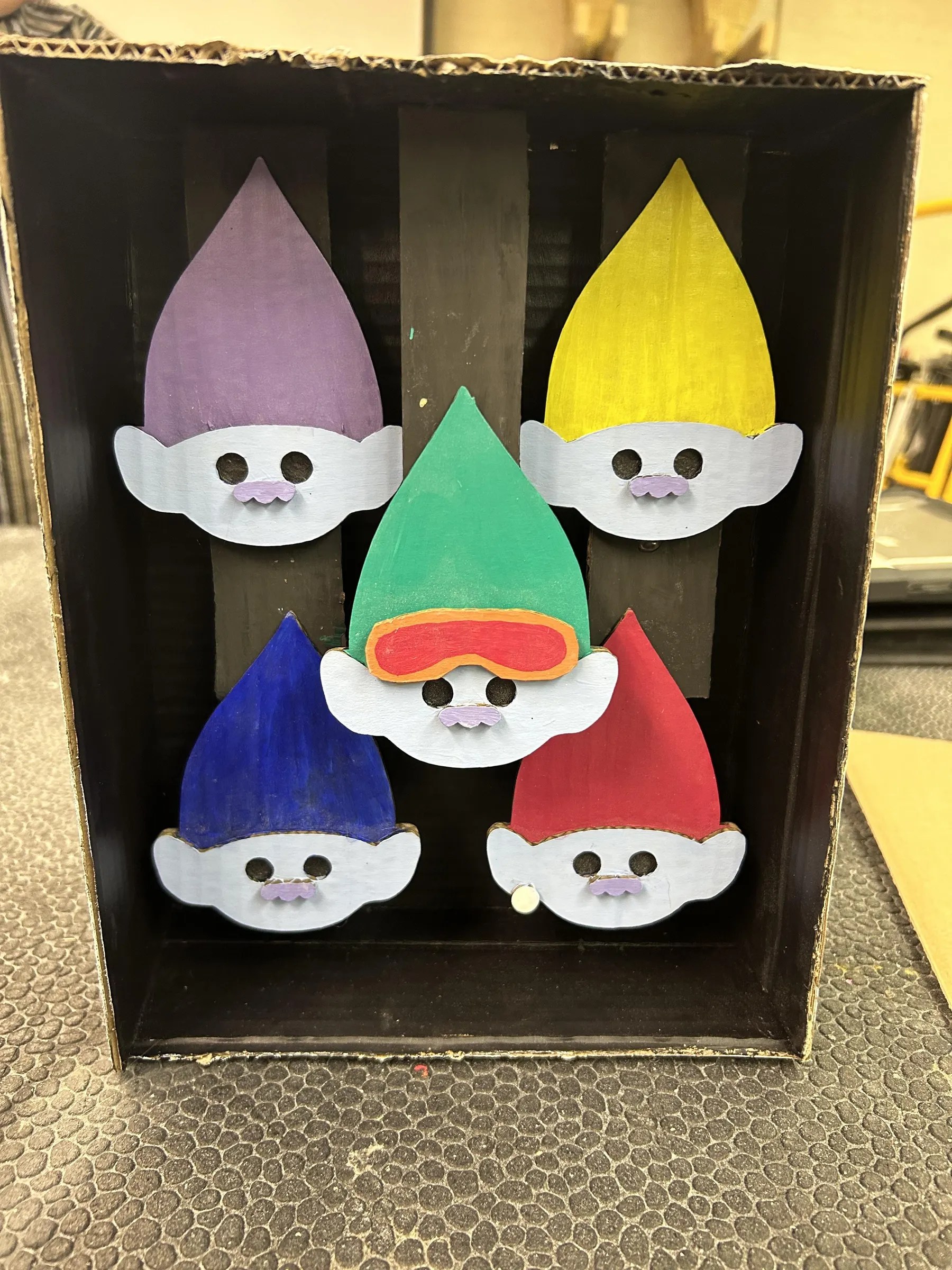 Scrap Cardboard Shadow Box 6 Steps Instructables