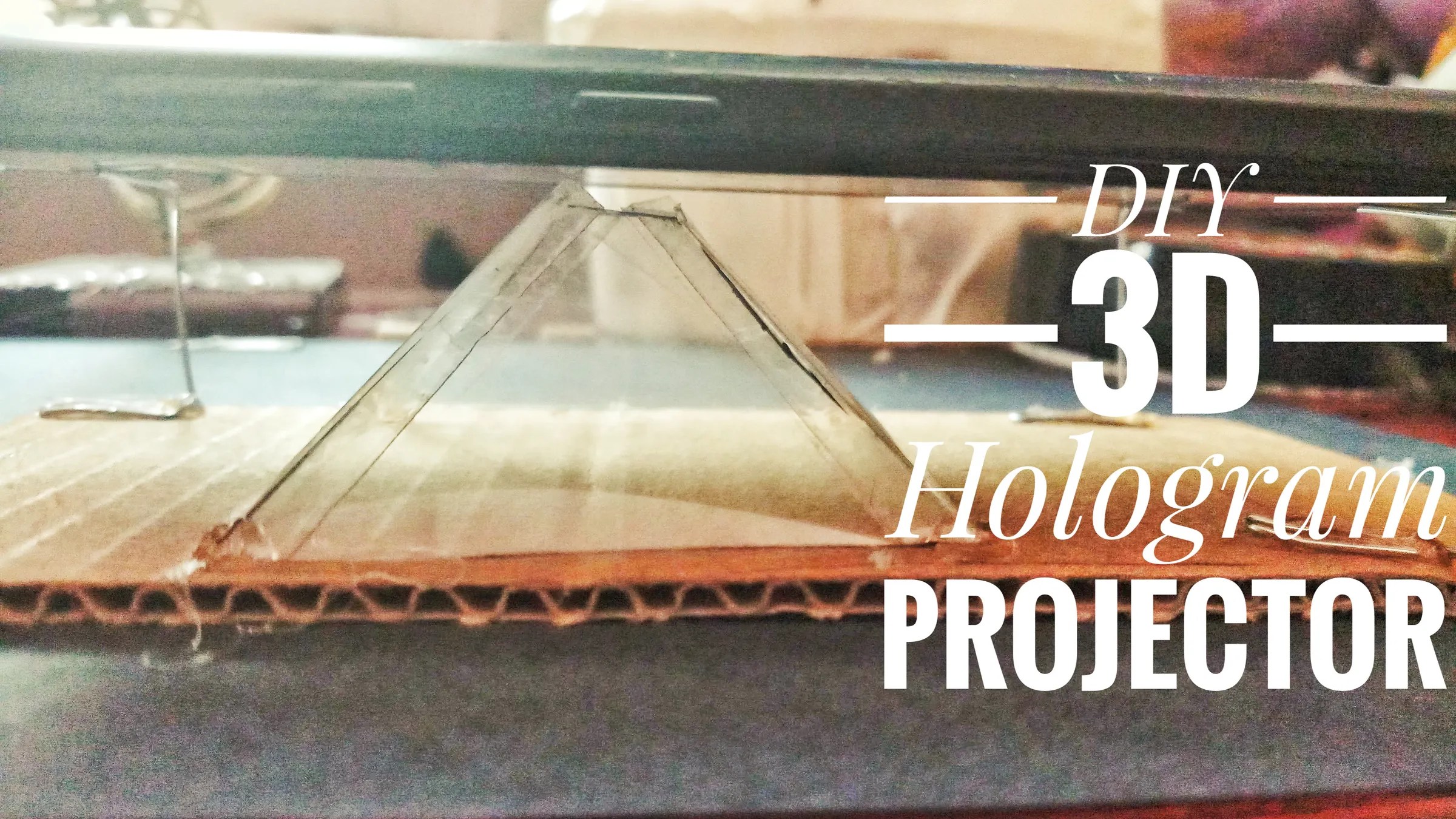 Diy 3d Hologram Projector Simple And Easy 11 Steps Instructables