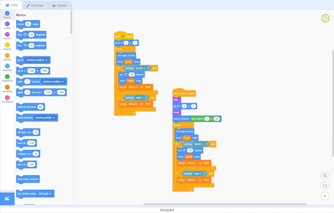 Scratch Idle Bouncing Ball Game 15 Steps With Pictures Instructables
