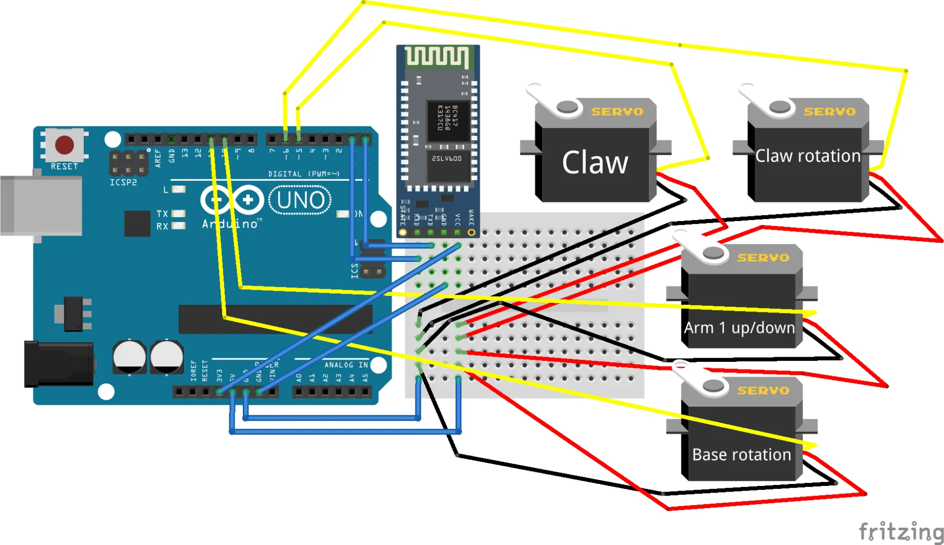 Arduino Voice Controlled Robot Arm 15 Steps With Pictures