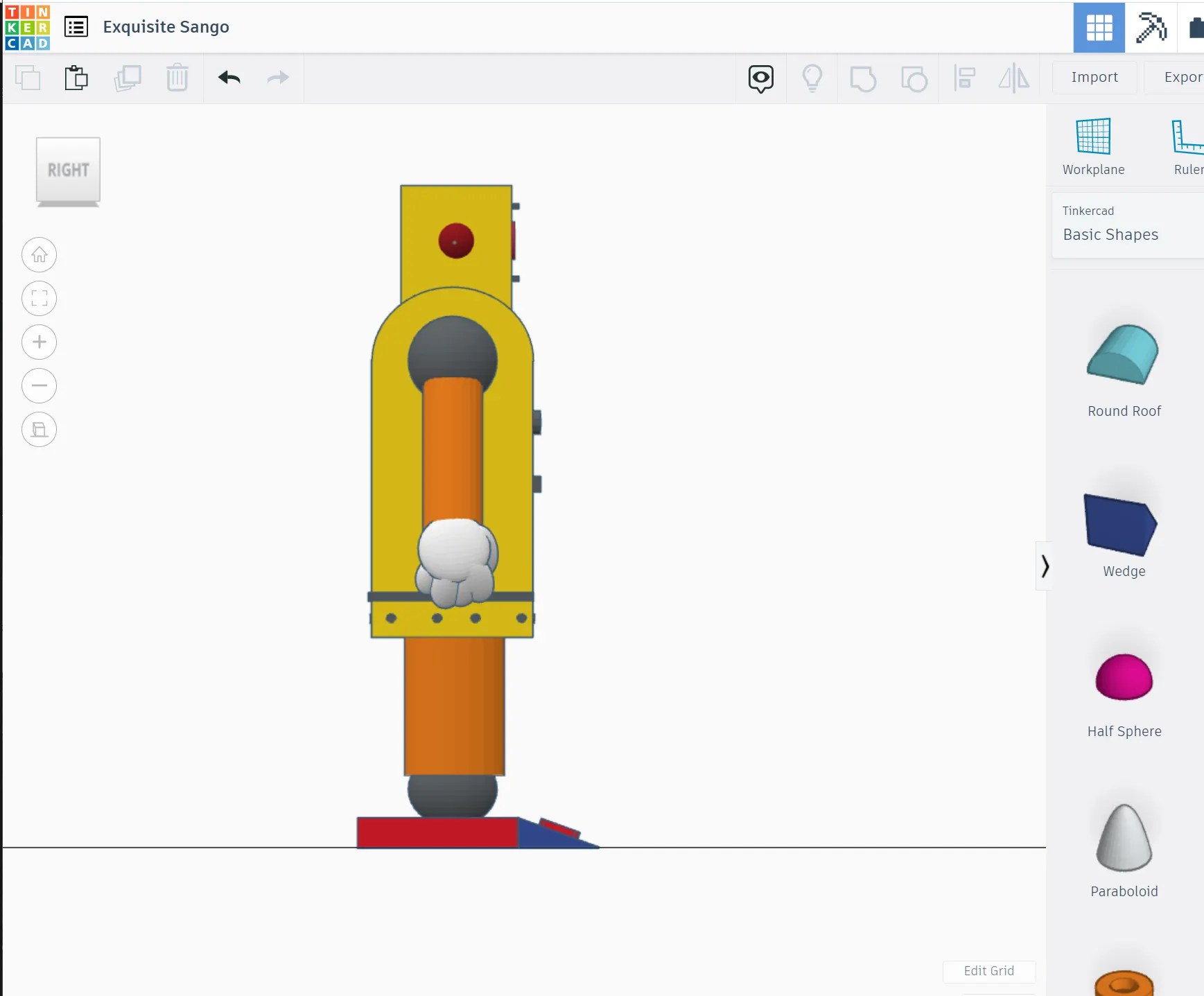 3d Instructable Mascot Using Tinkercad 5 Steps With Pictures
