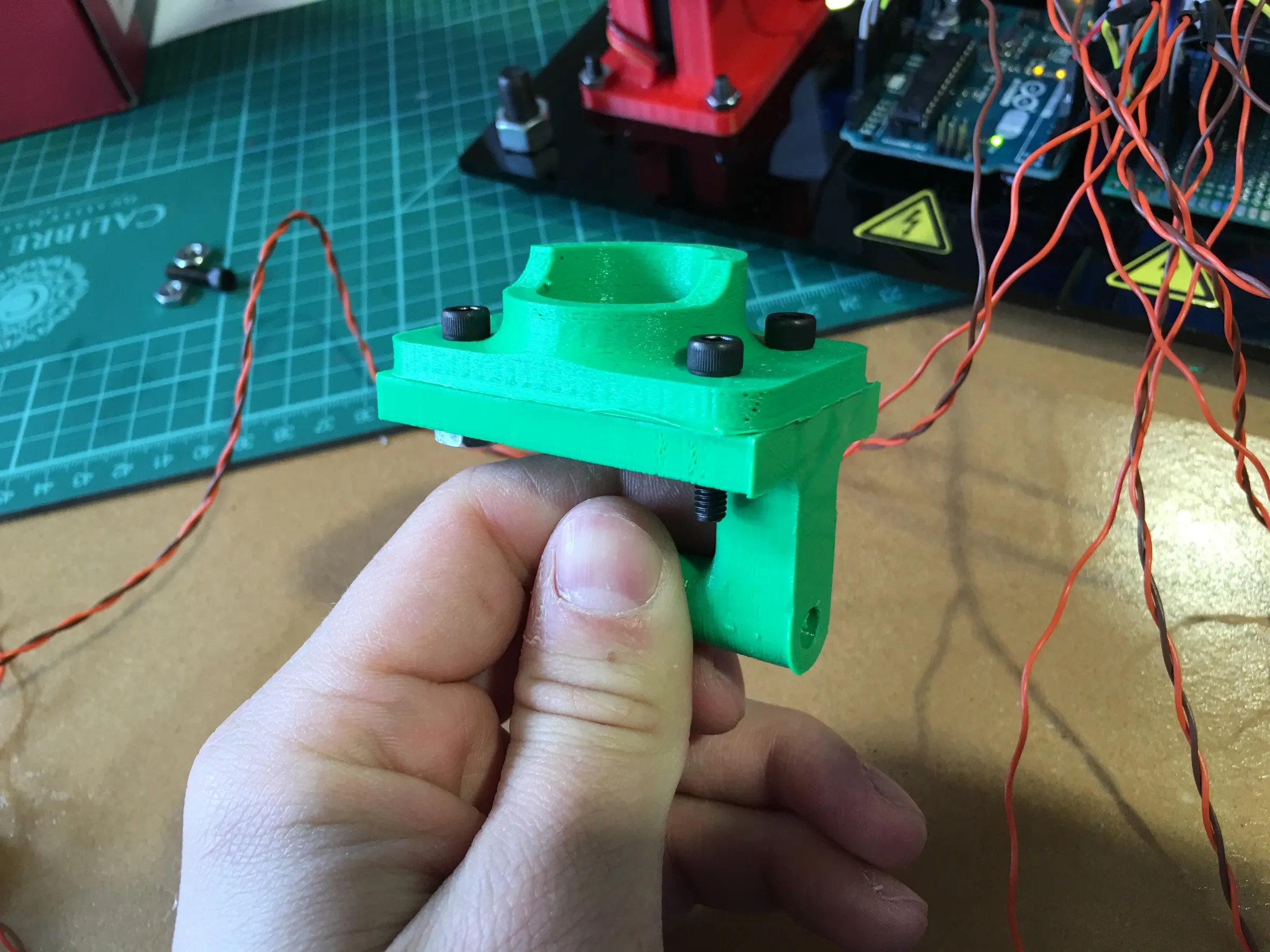 3d Printed Motion Replicator Recorder Robot Arm For Hot Summer Days