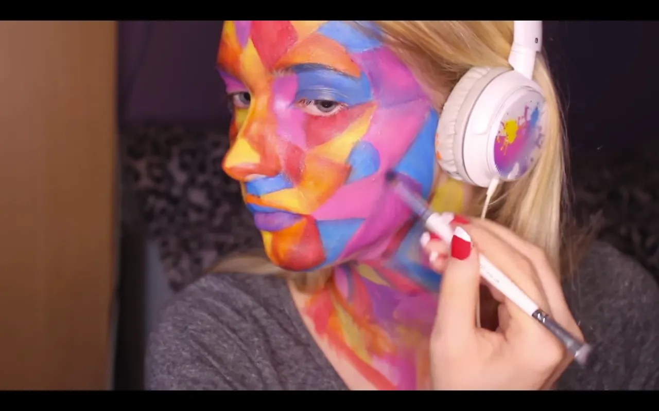 How To Picasso Cubism Makeup 8 Steps Instructables