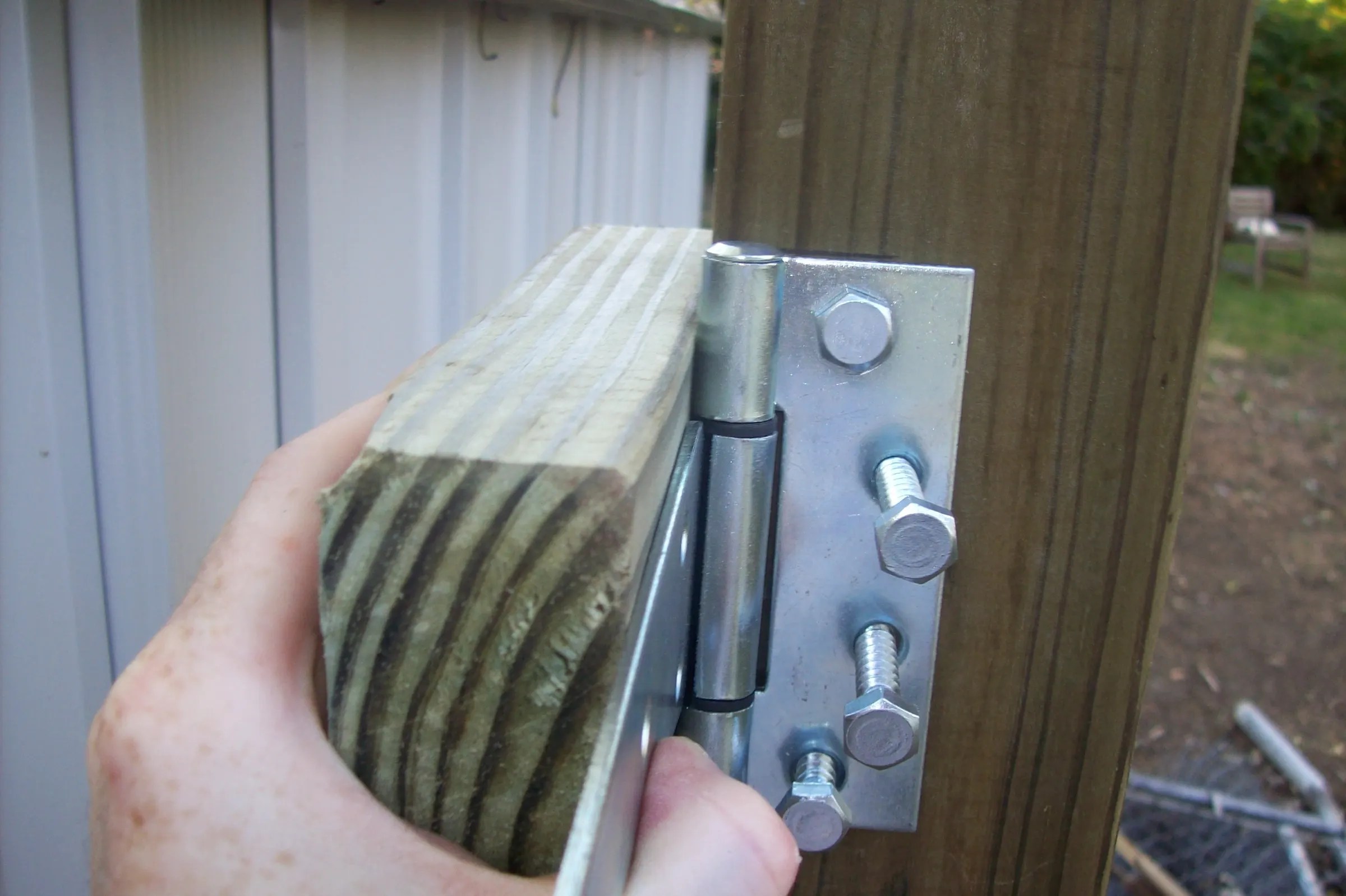 Building A Fence Gate 6 Steps With Pictures Instructables