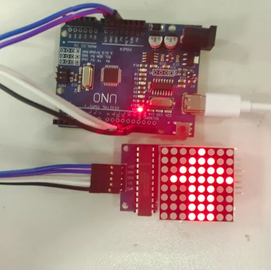 Controlling Max7219 Led Matrix Using Arduino 8 Steps Instructables