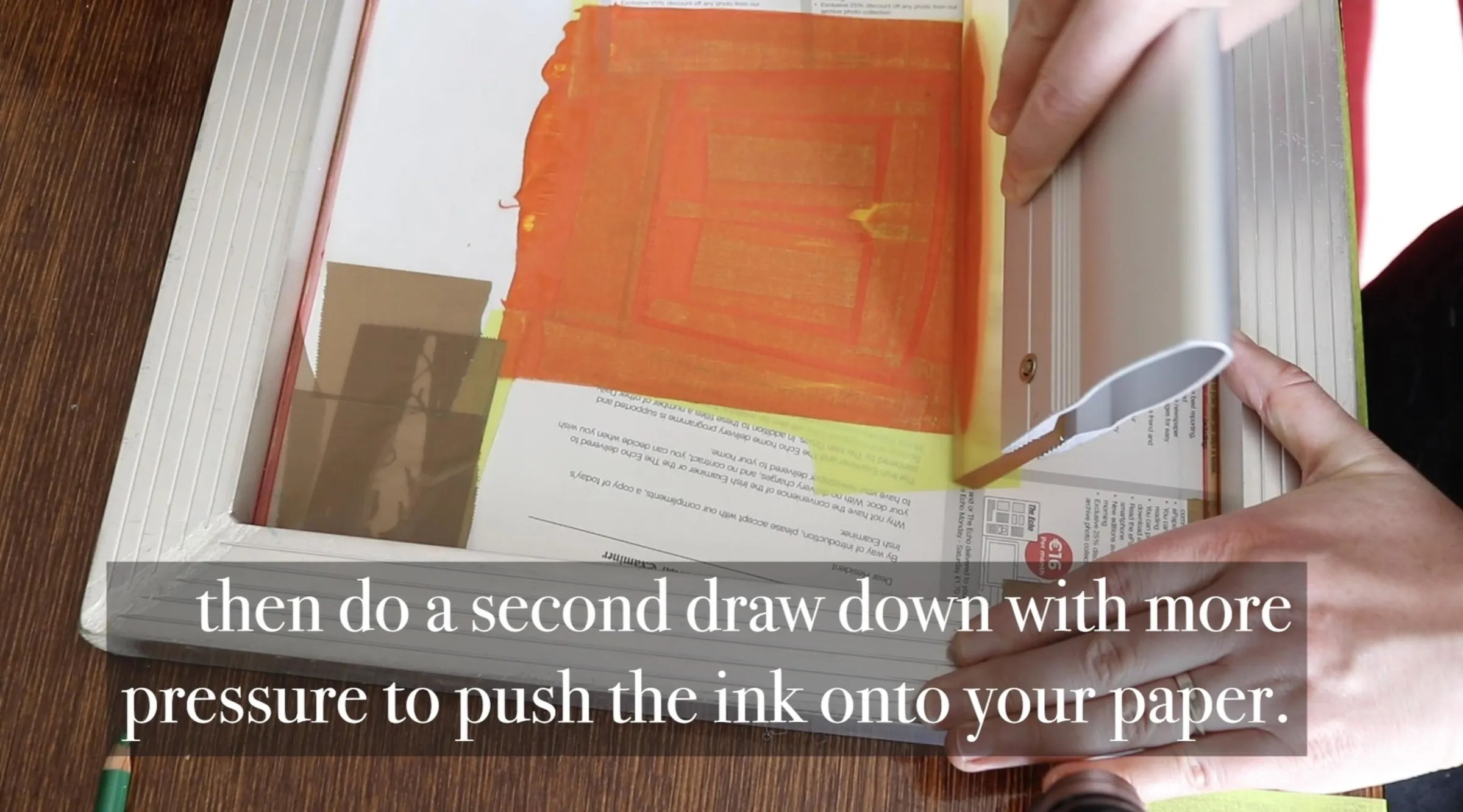 Easy Stencil Screen Printing 8 Steps Instructables