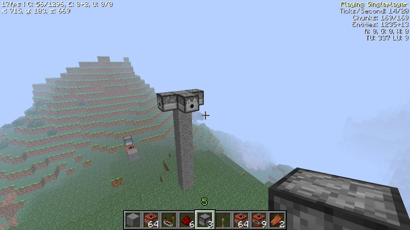 Minecraft Auto Miner 4 Steps Instructables