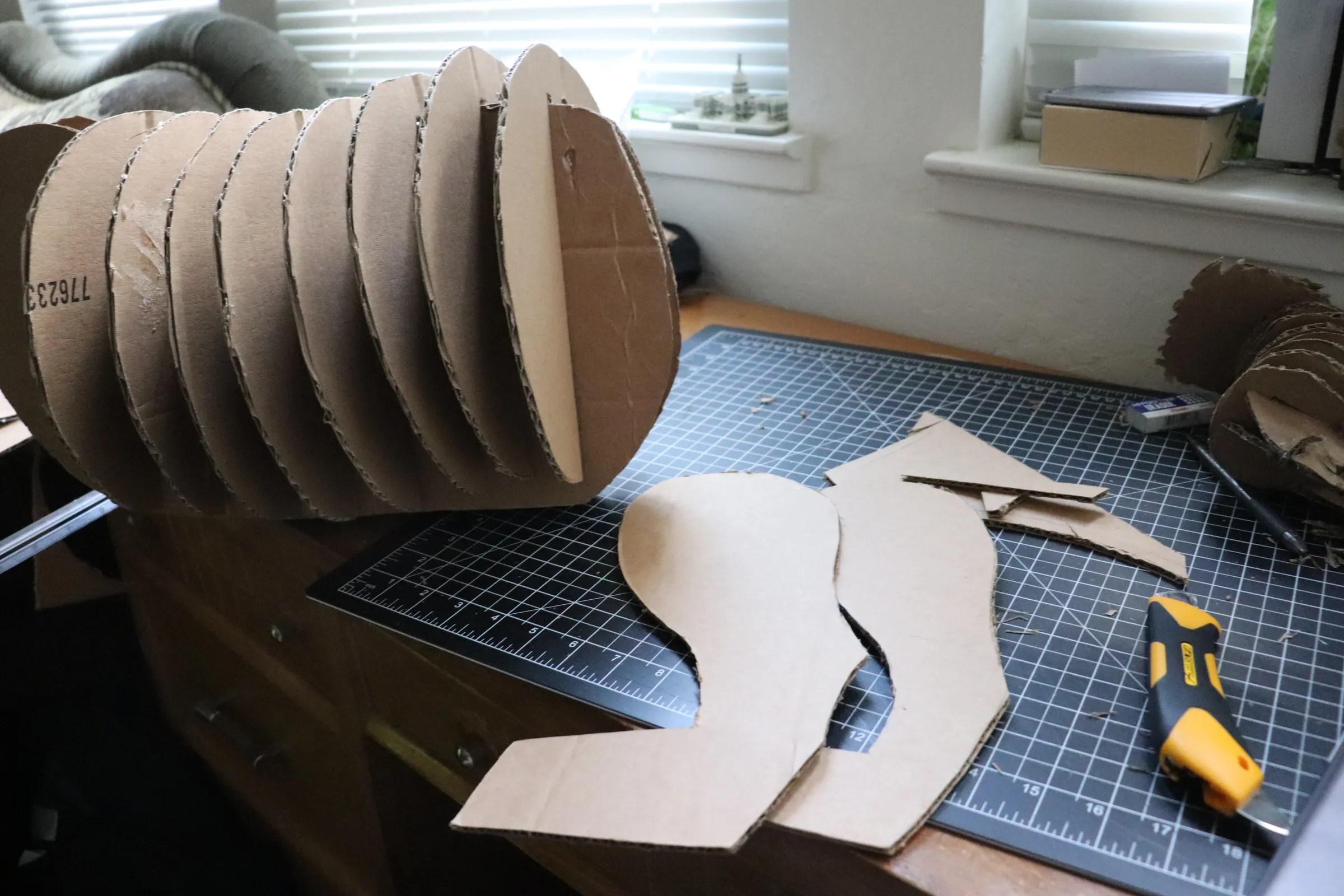 Recycled Cardboard Lion Sculpture 10 Steps Instructables