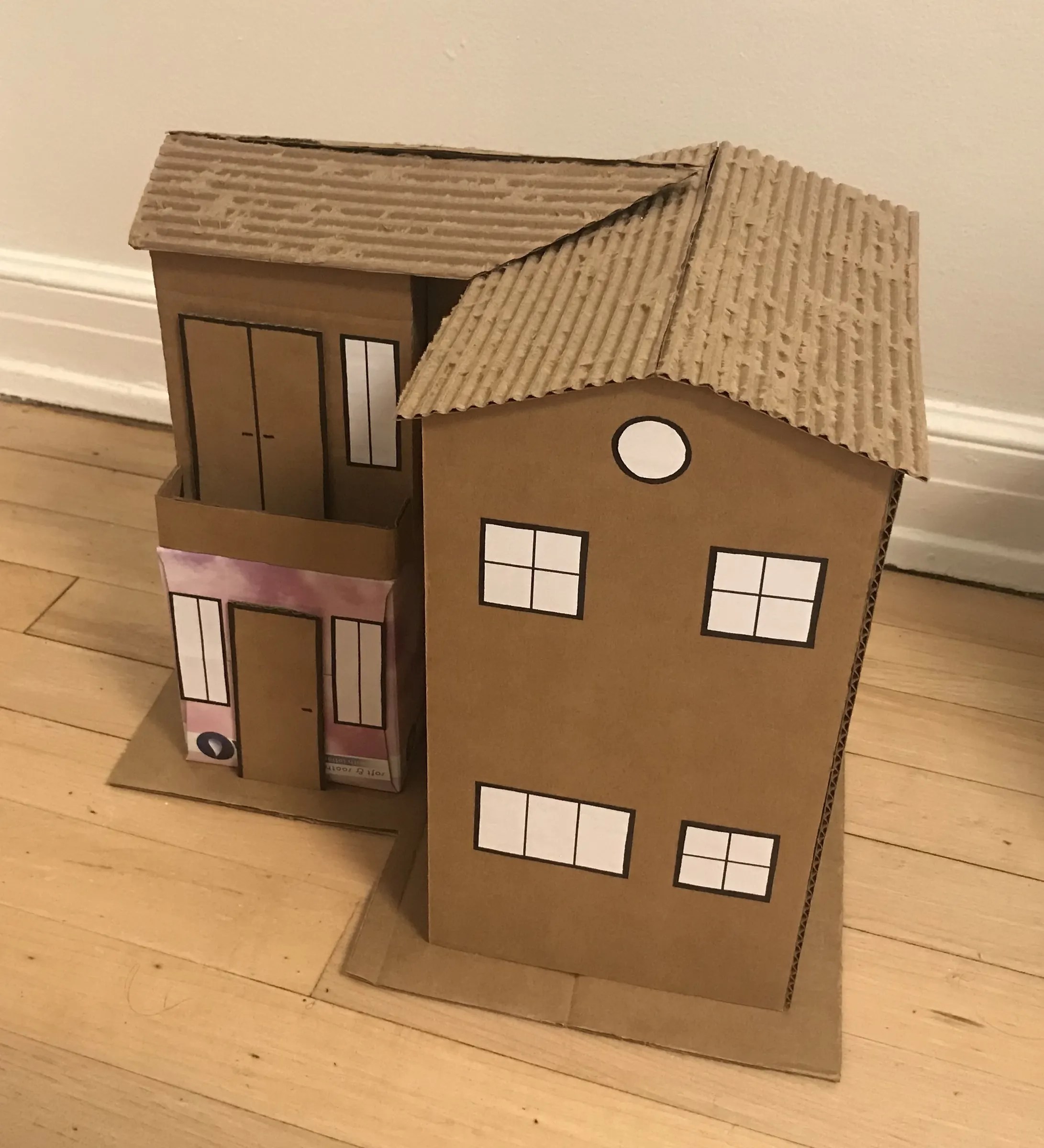 Cardboard House School Project