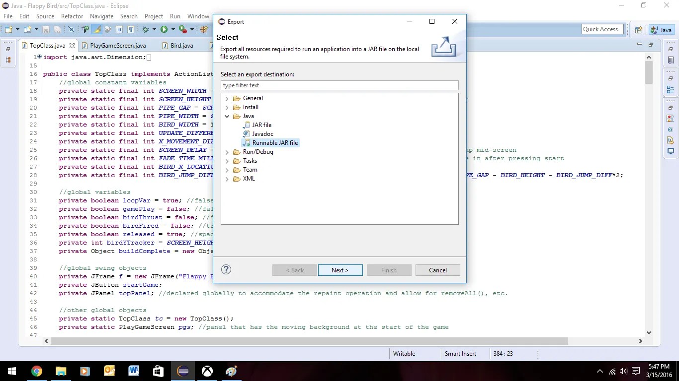 Java Game Programming Tutorial Flappy Bird Redux 12 Steps