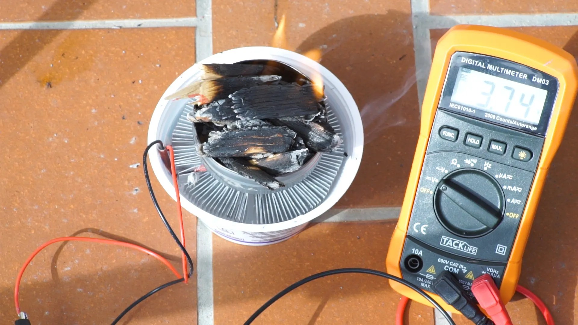 Electricity From Fire 14 Steps With Pictures Instructables
