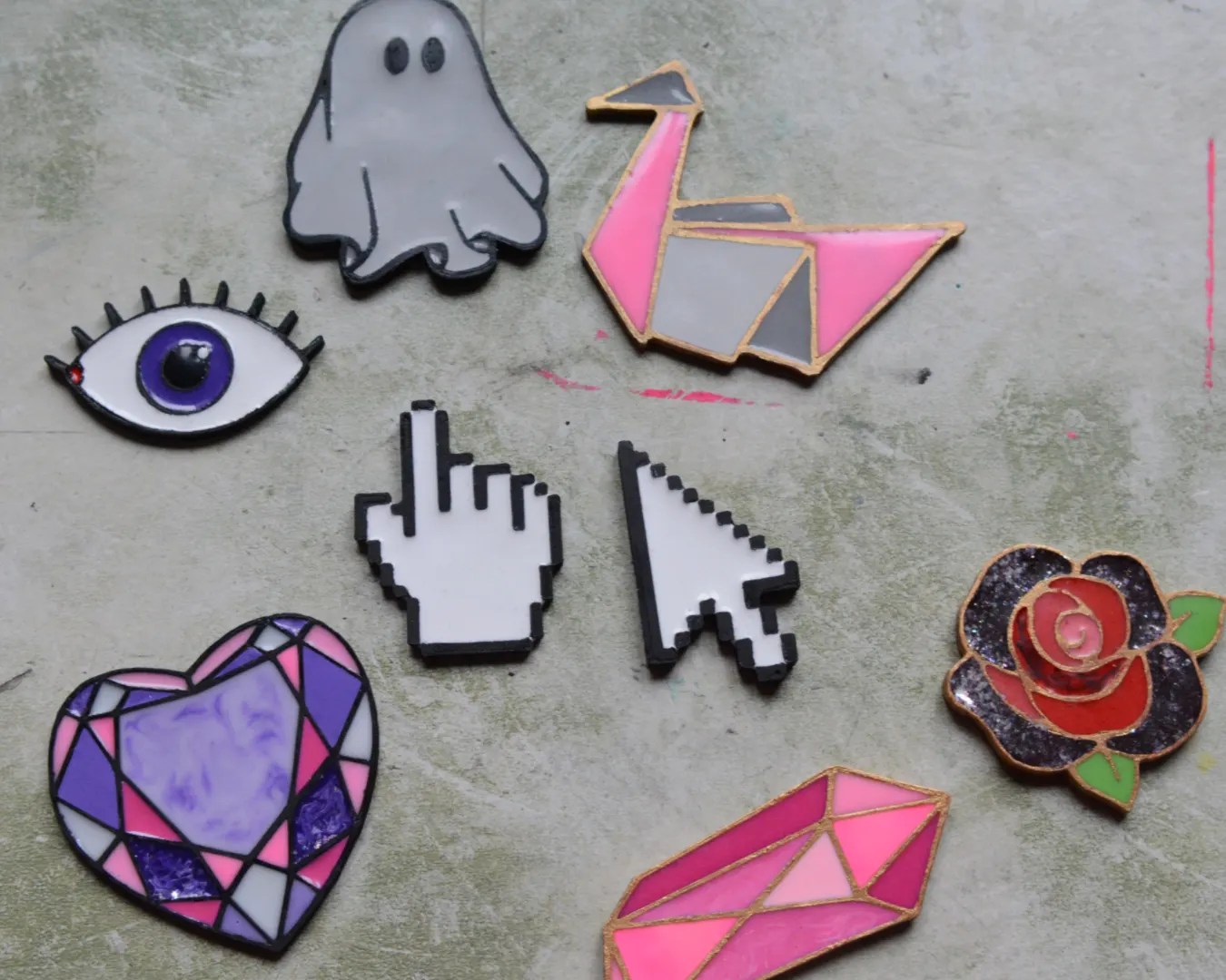 Turn 3d Printed Faux Enamel Pins Into Unique Jewellery 5 Steps With