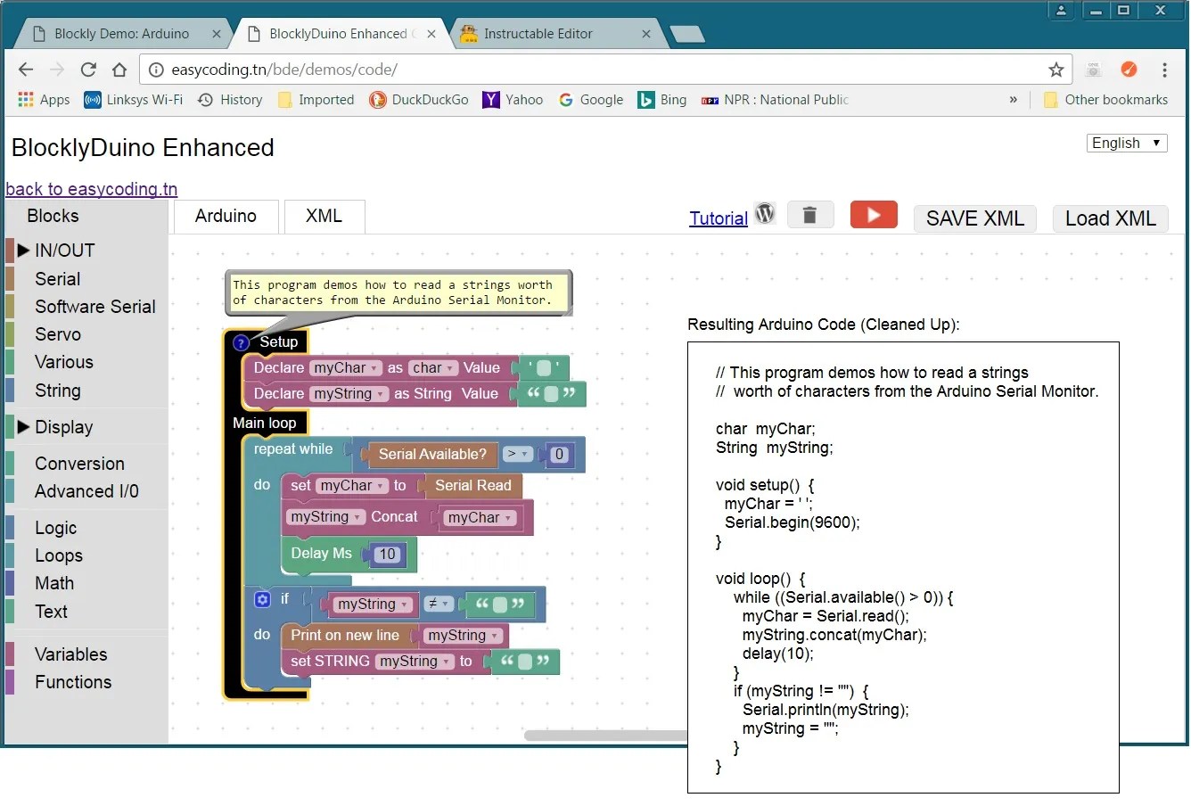 Using Blocklyduino To Create Arduino Sketches An Easy Intro To The