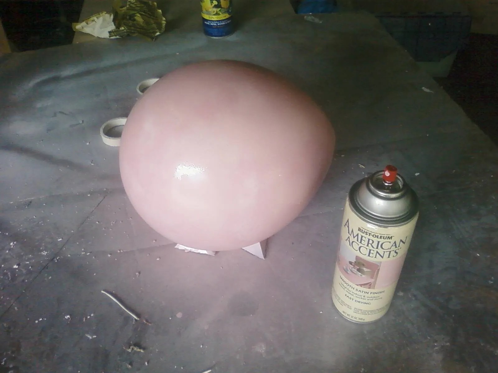 Giant Plaster Easter Dinosaur Egg 9 Steps With Pictures